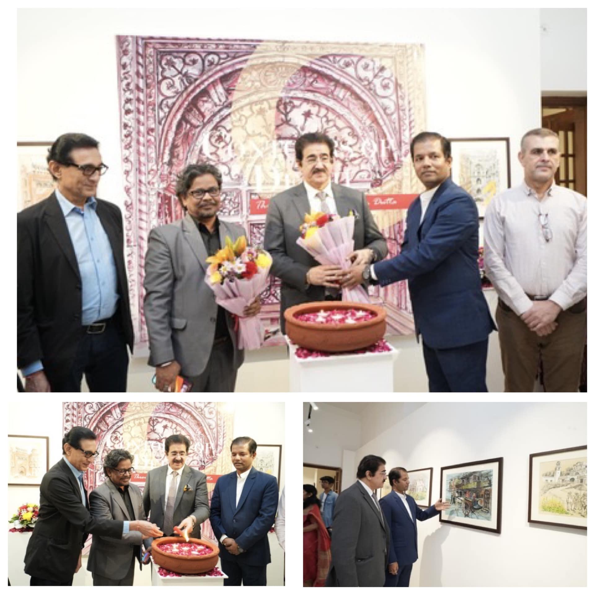 Contours of Delhi’ Exhibition by Soumen Dutta Inaugurated at Travancore Palace - Sandeep Marwah
