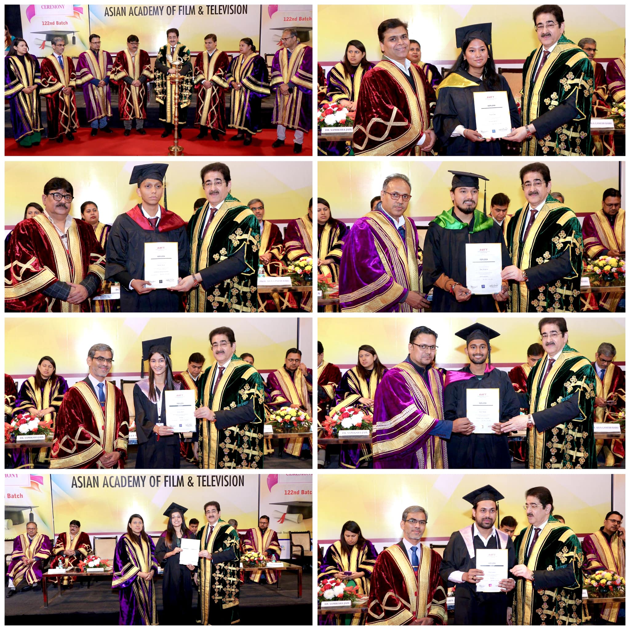 Sandeep Marwah Inspires Students at the 122nd Convocation of AAFT ...