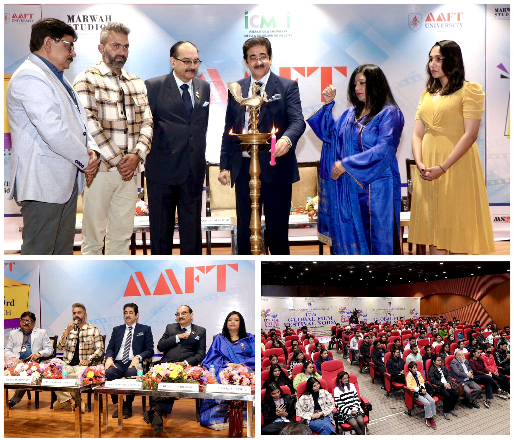AAFT Achieves Historic Milestone: 123rd Batch Inaugurated with Grandeur - Sandeep Marwah