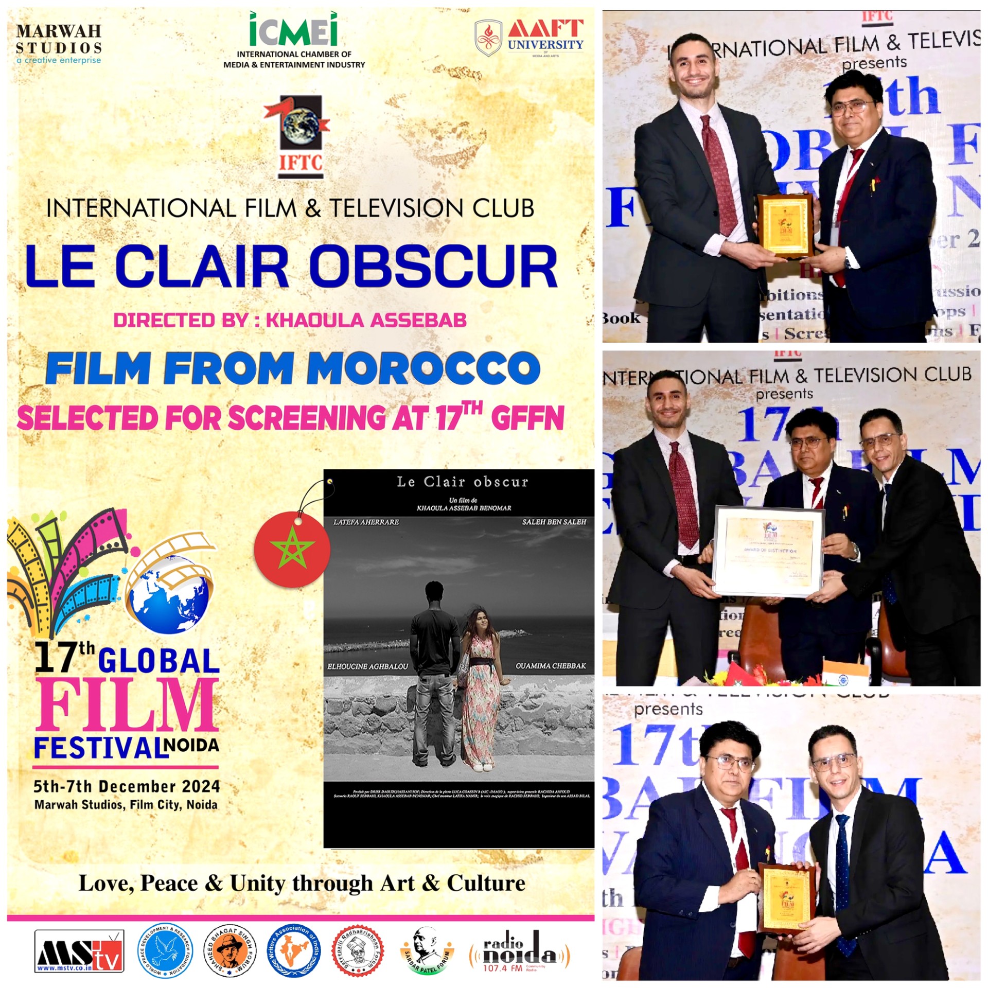Moroccan Film ‘Le Clair Obscur’ Enthralls Audience at 17th Global Film ...