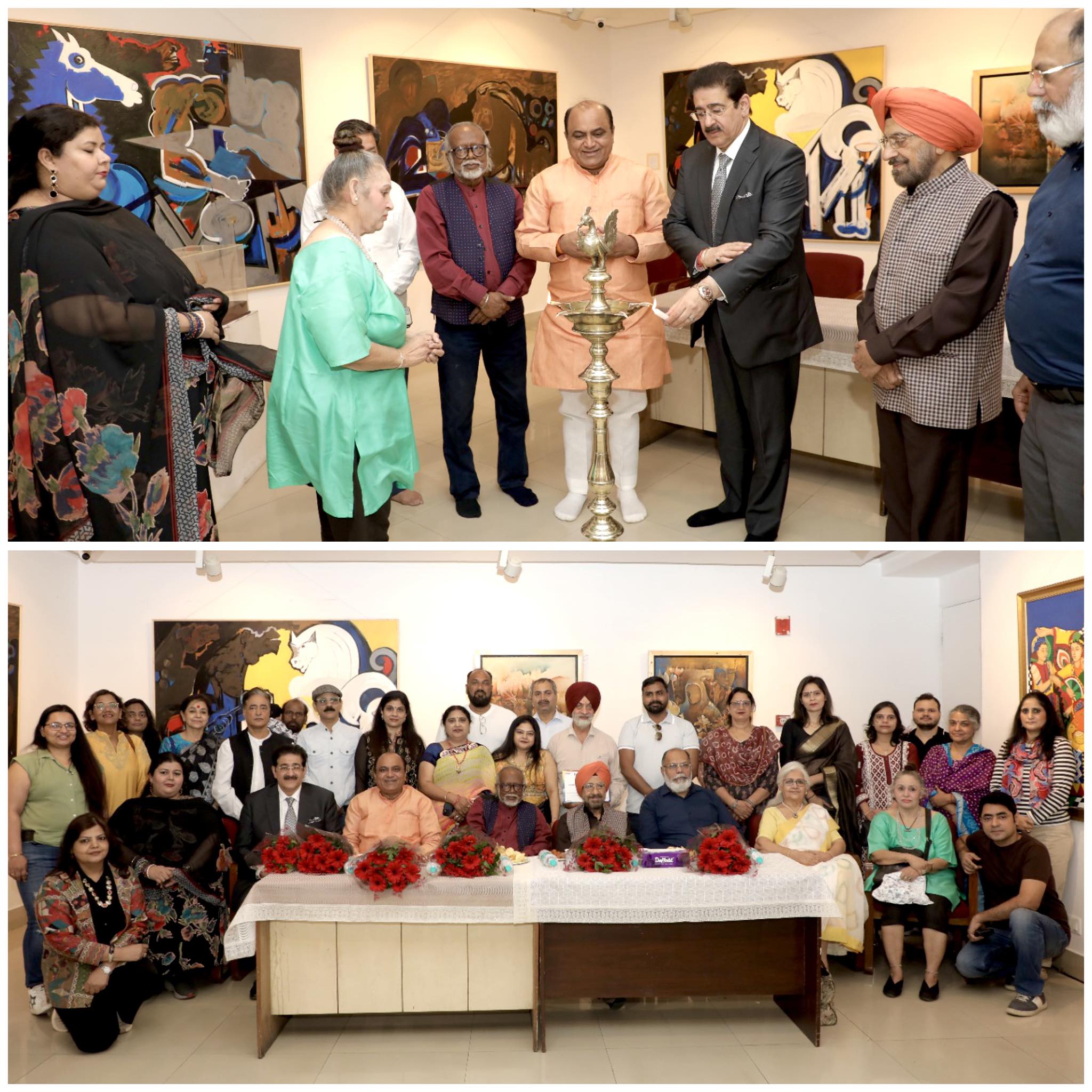 Dr. Sandeep Marwah Inaugurates National Art Exhibition ‘Frames of ...